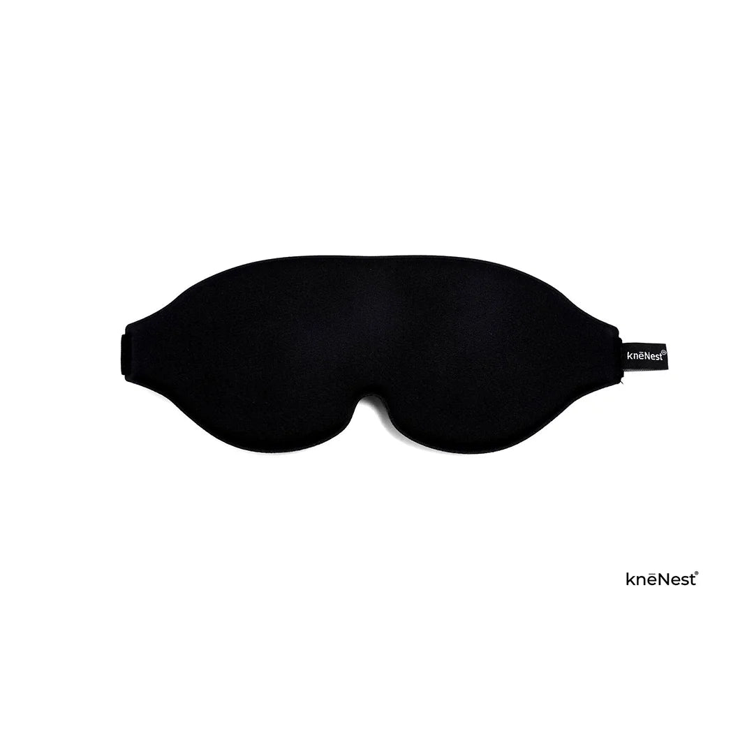 knēNest® Light Blocking 3D Sleep Mask Black